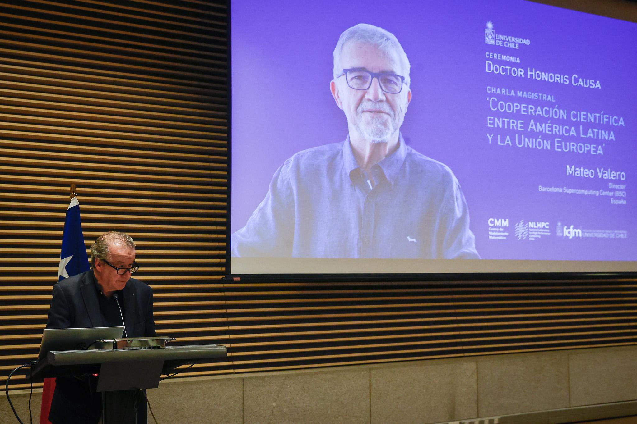 Mateo Valero, pionero en supercomputación, recibe el Doctor Honoris Causa de la U. de Chile ...
